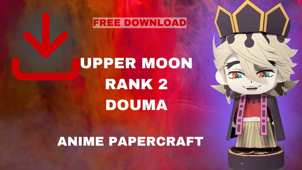(Free PDF) How To Make Douma Papercraft | Step-By-Step Tutorial | Demon ...