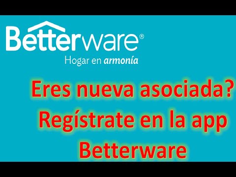 registro de asociada en app Betterware - YouTube