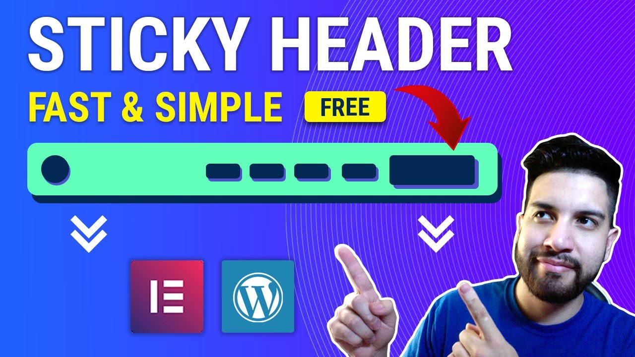 Create A Sticky Header For Your Elementor Website Or Wordpress Theme Create A Sticky Header For Your Elementor Website Or Wordpress Theme