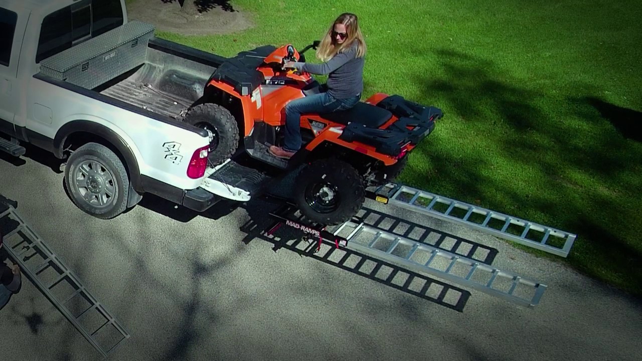 Mad-Ramps: Easy Load & Unload Your ATV/UTV - YouTube
