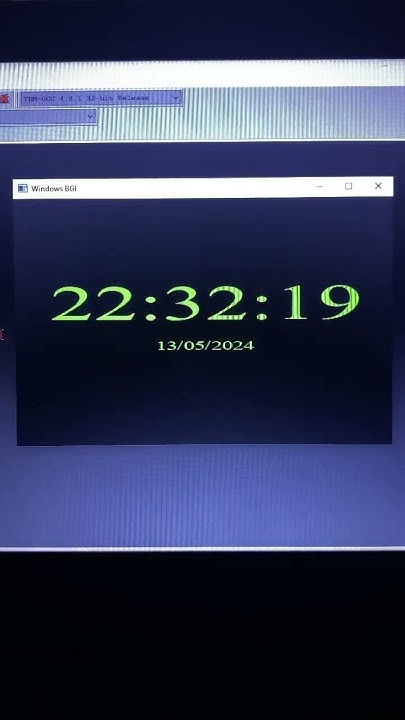 Digital Clock In C Ide Dev Ccoding Codingtime Codinglife Cppprogramming Youtube