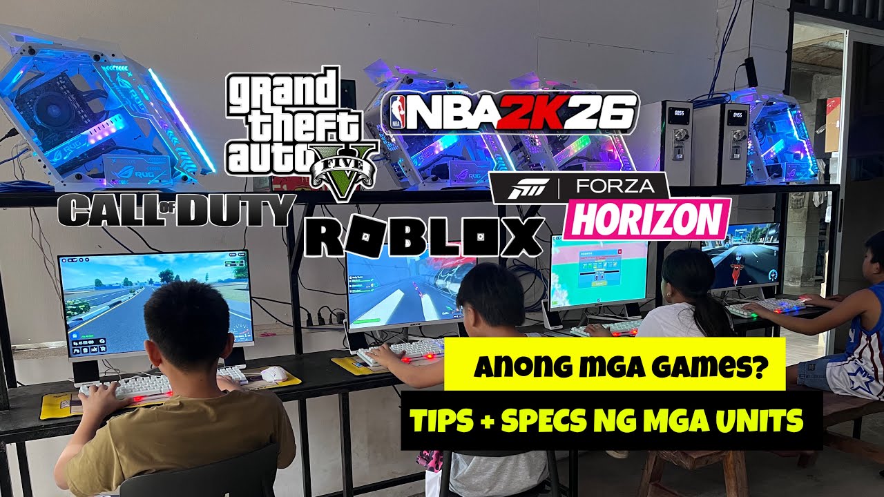 MGA GAMES NA NILALARO SA COMPUTER SHOP | PISONET - YouTube