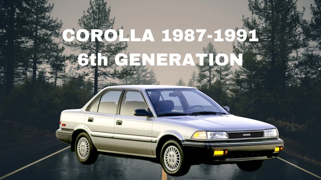 Toyota Corolla 6th Gen (1987-1991) Review | Classic E90 Model & Driving ...