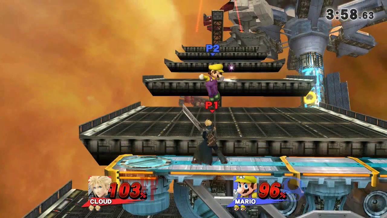 FG 1 On 1 - Cloud VS Mario - YouTube