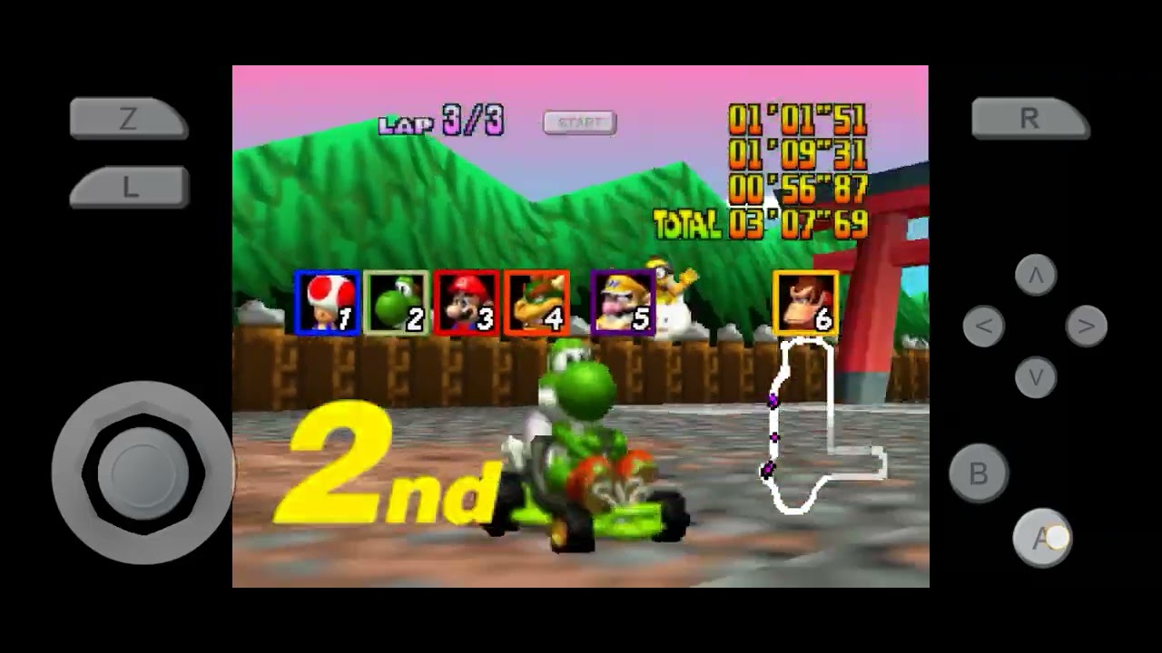 Mario Grand Prix, 50cc, Star cup, Default race - YouTube