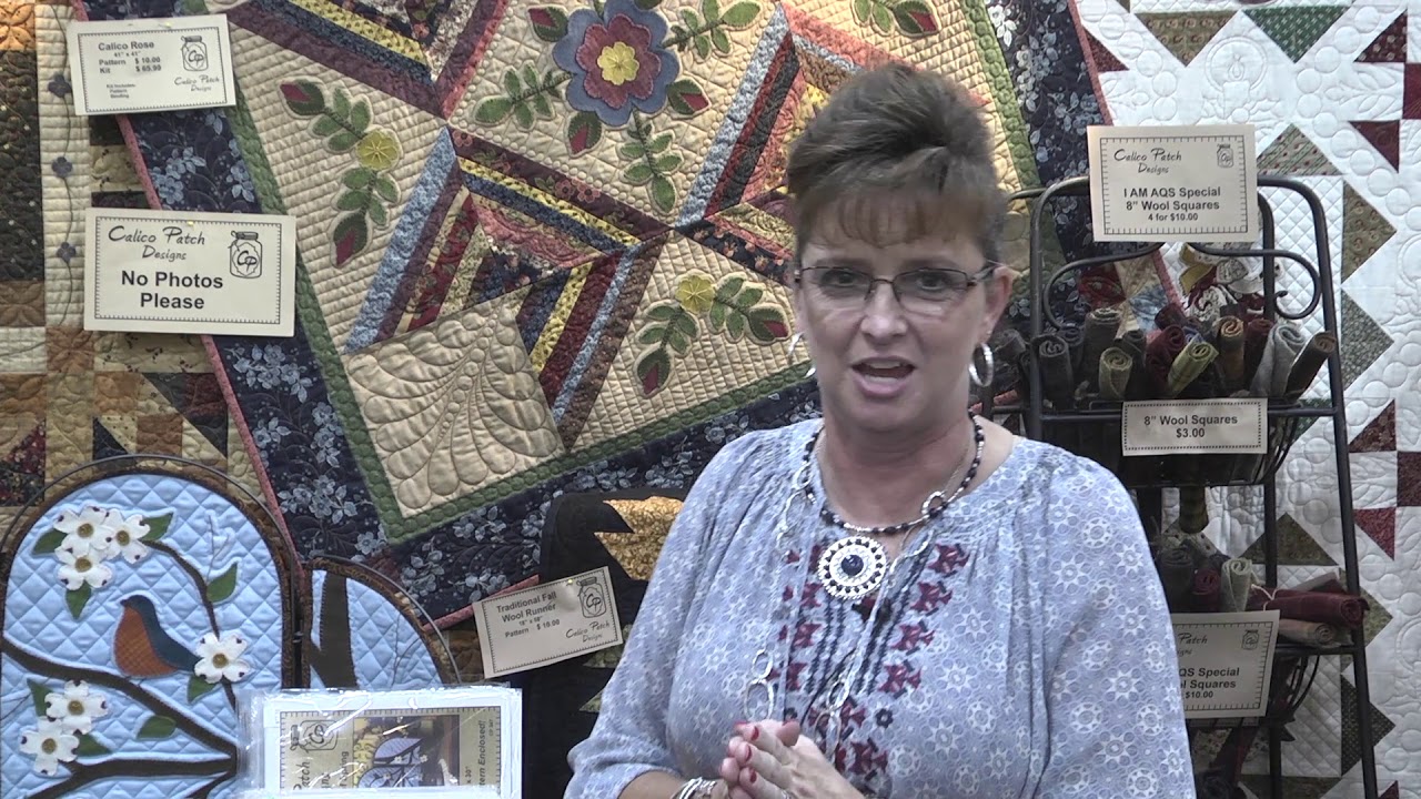 Vicki McCarty – Teaching at AQS QuiltWeek – Lancaster 2018 - YouTube