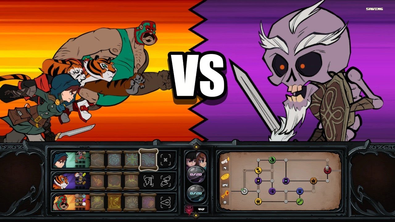 Defeating the Ancient Skeleton Boss in Has-Been Heroes - YouTube