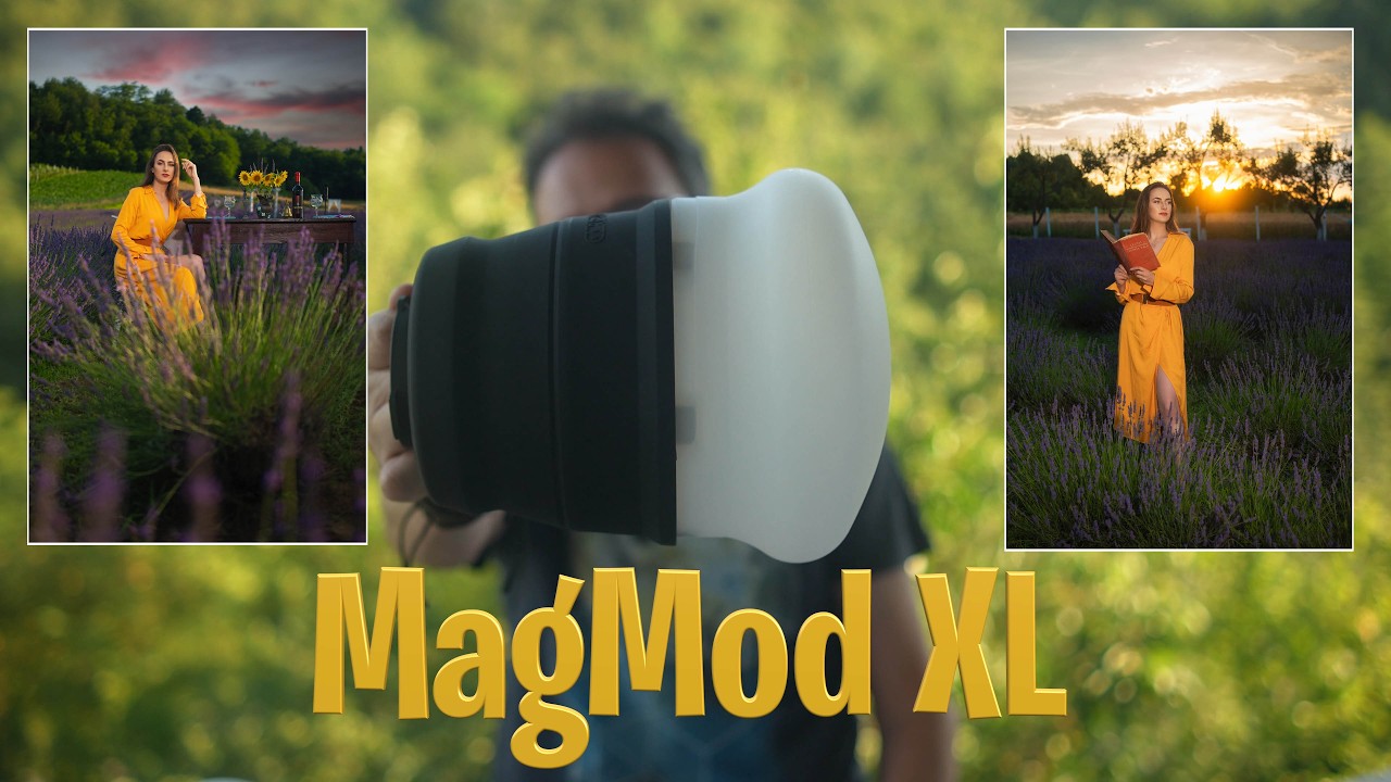 MagMod XL lavender portrait - YouTube