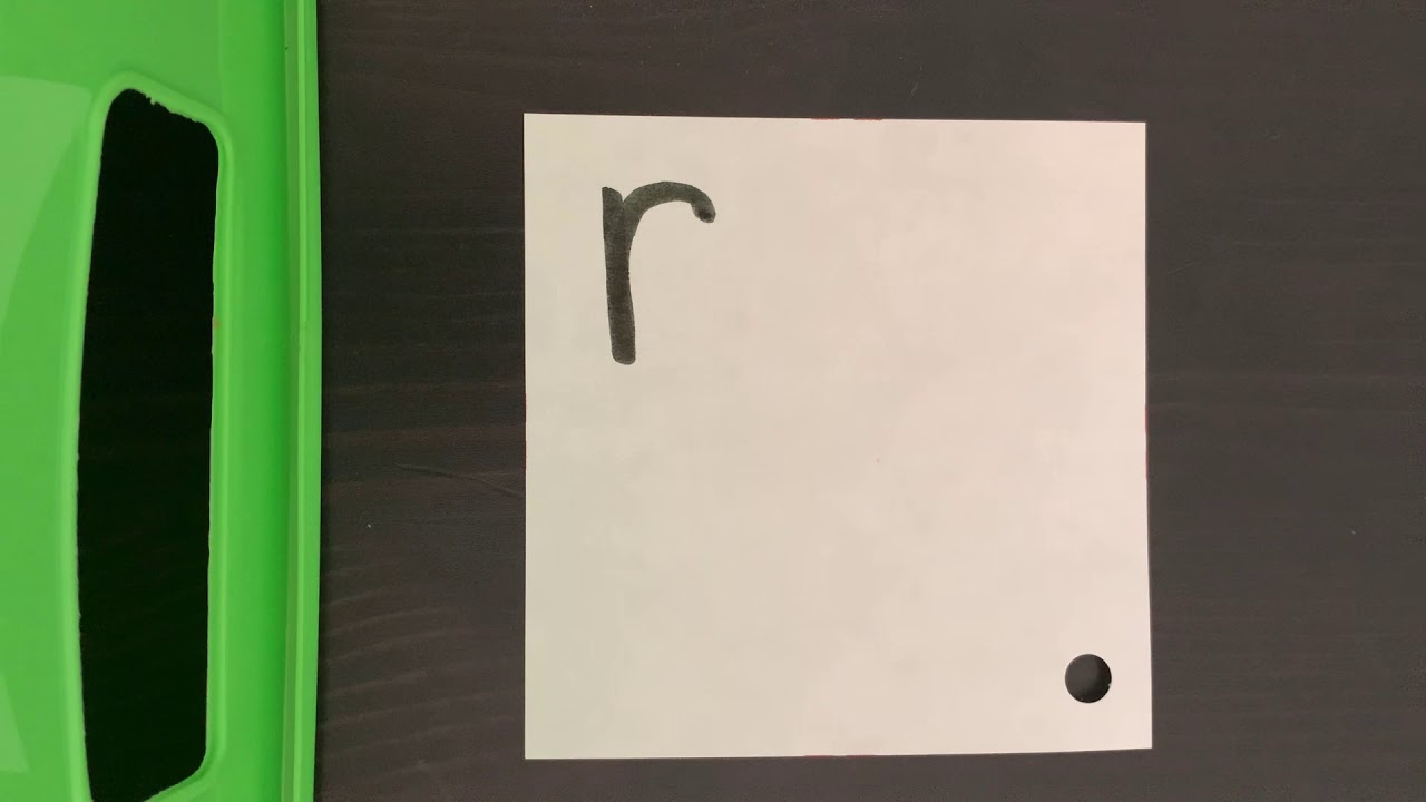 Lowercase r Formation - YouTube