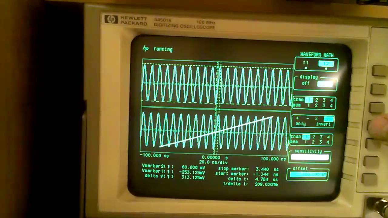 Oszilloskop HP 54501A - YouTube