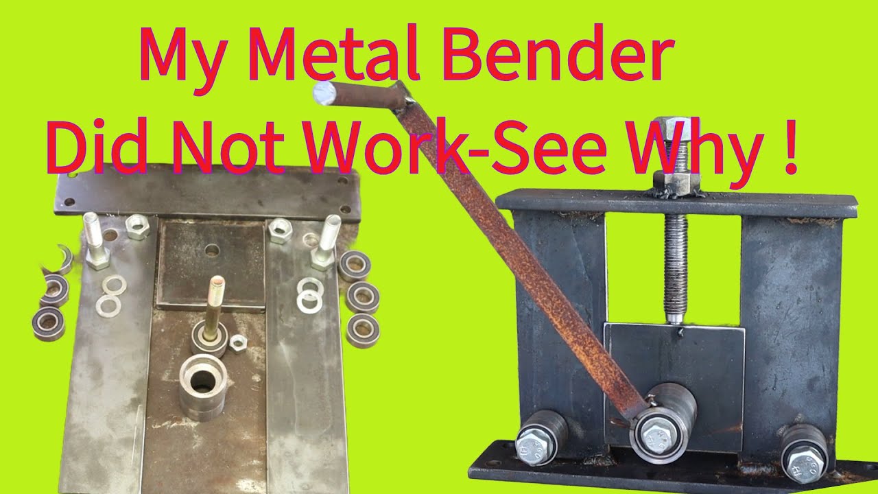 This is my Homemade Metal Bending Tool ! - YouTube