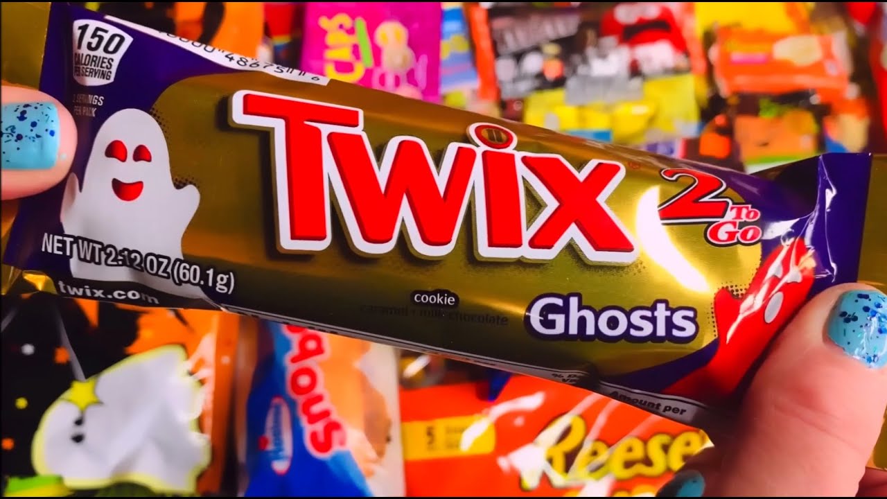 Halloween Candy Bonanza! TWIX Ghosts Snickers Pumpkin Reese's M&M's ...