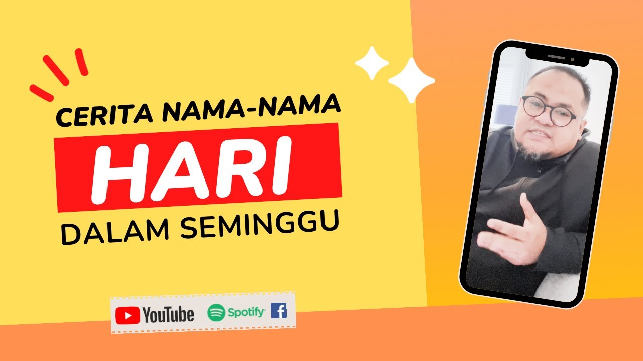 Cerita Nama-nama Hari Dalam Seminggu - YouTube
