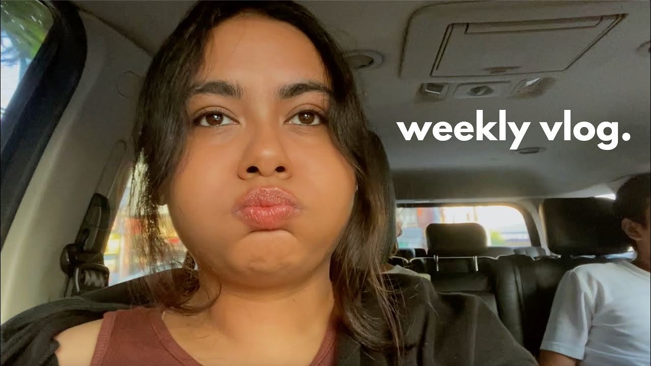 my first weekly vlog - YouTube