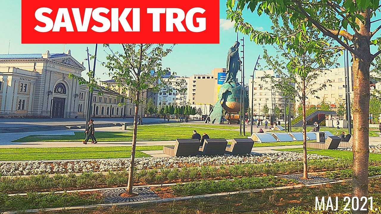 SAVSKI TRG - SAVA SQUARE BELGRADE SPRING - BEOGRAD NA VODI - YouTube