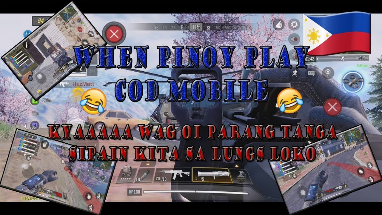 When pinoy play Call Of Duty: Mobile!!!! - YouTube