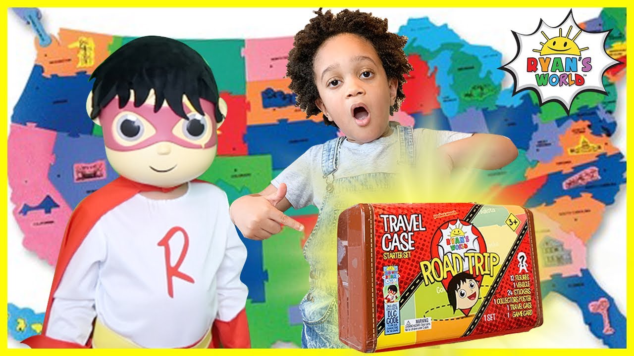 RYAN'S WORLD ROAD TRIP! Red Titan Ryan In Real Life - YouTube
