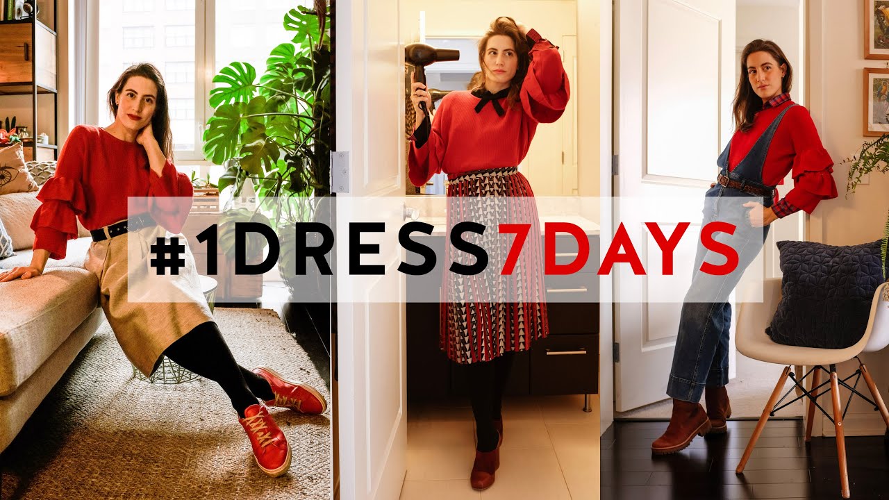 1 Maglione 7 outfit | 1 Dress 7 Days #1dress7days - YouTube