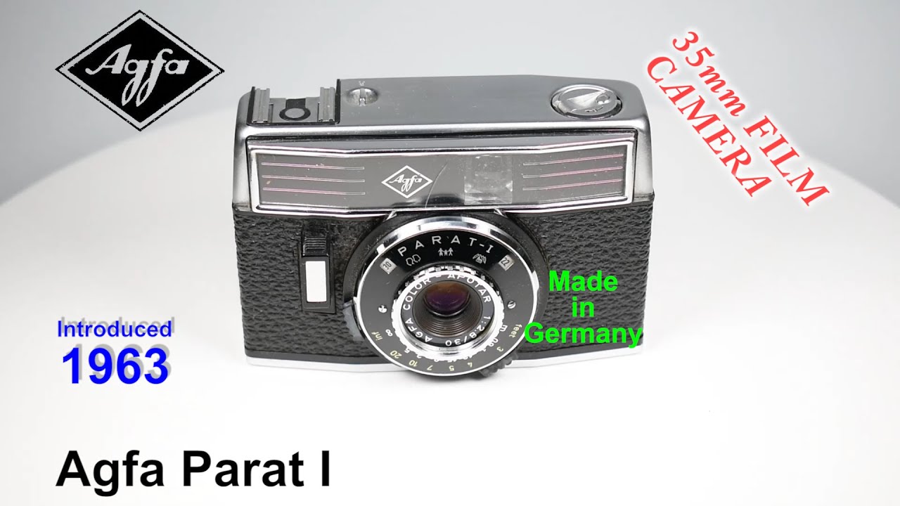 1963 Agfa Parat I - 35mm Film Camera - YouTube