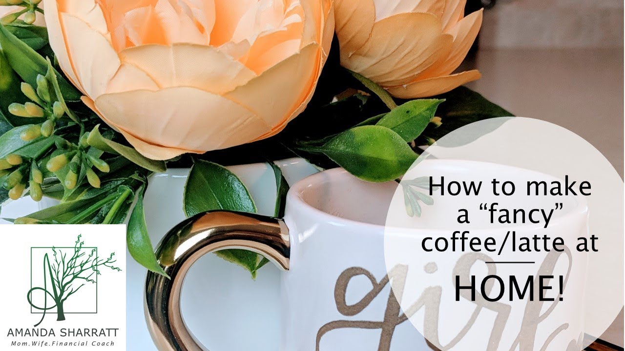 How to make a homemade "fancy" coffee/latte - YouTube
