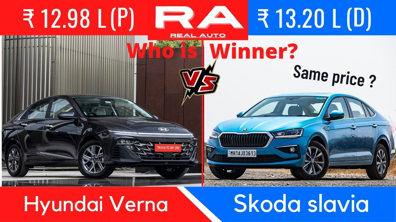 Hyundai Verna vs Skoda Slavia - Full Comparison | which one to buy # ...