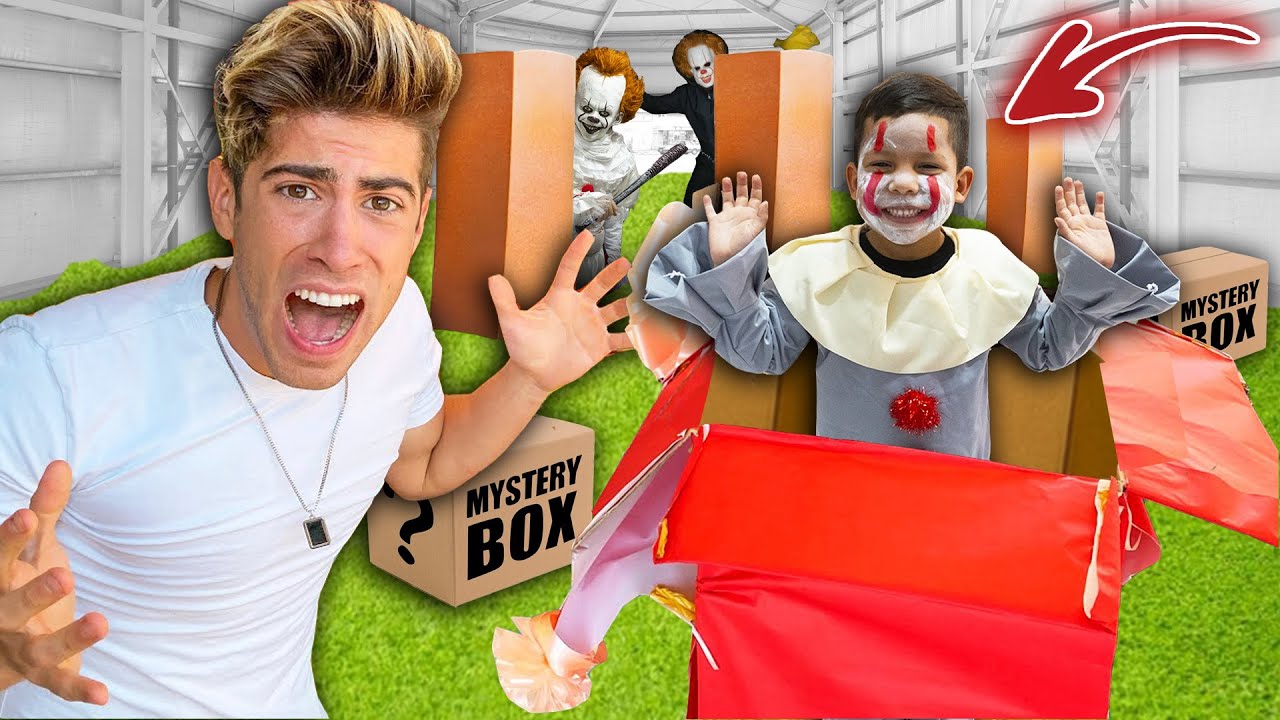 ALEJO IGOA ENCUENTRA un NIÑO PAYASO en la CAJA MISTERIOSA !!! - YouTube