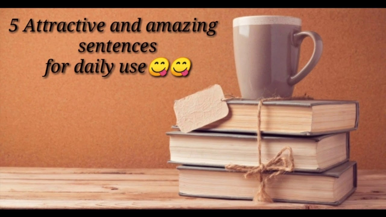 5 Attractive and amazing sentences for daily use😋 English to Hindi ...