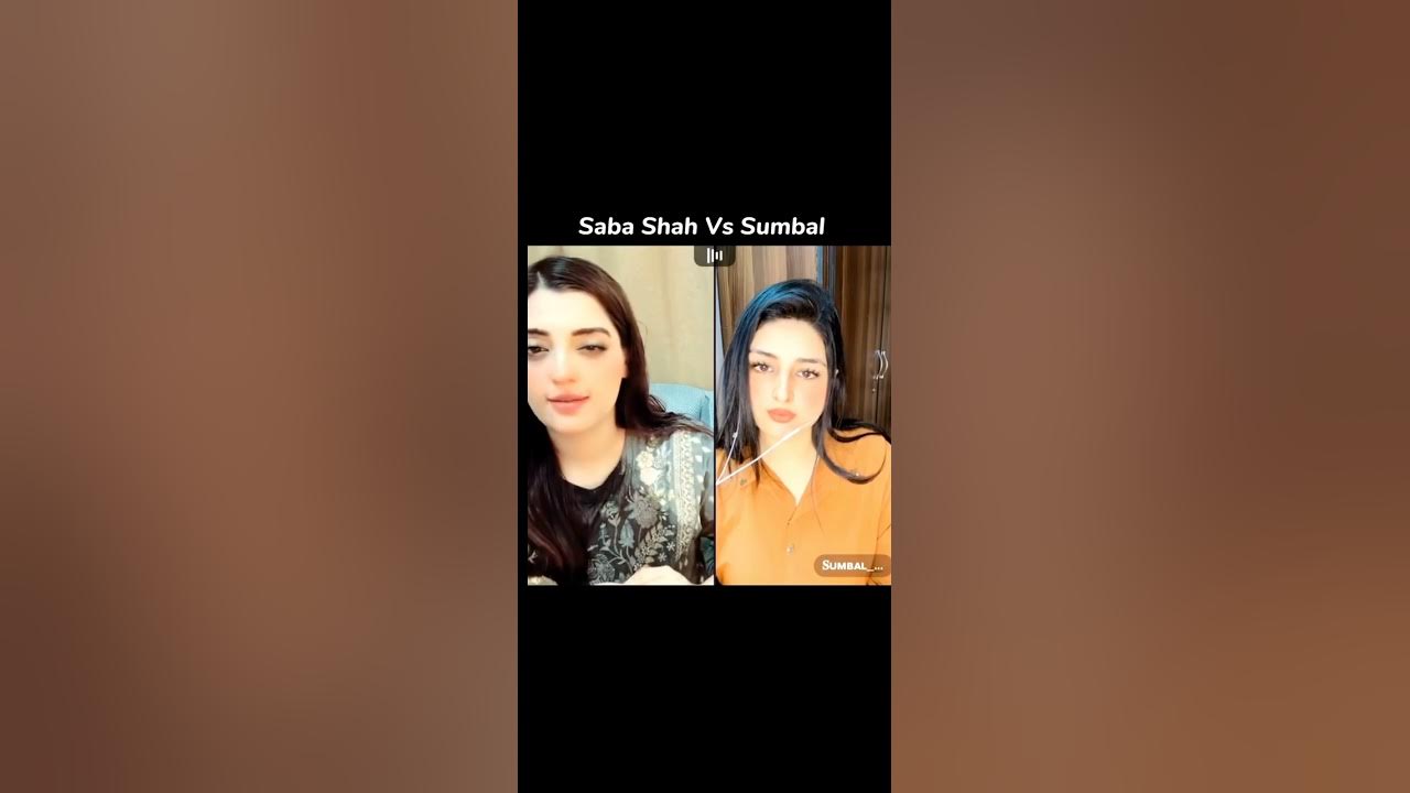 Saba Shah Vs Sumbal, Romantic Sawal Jawab,Live Tiktok #desitv #sabashah #1million - YouTube
