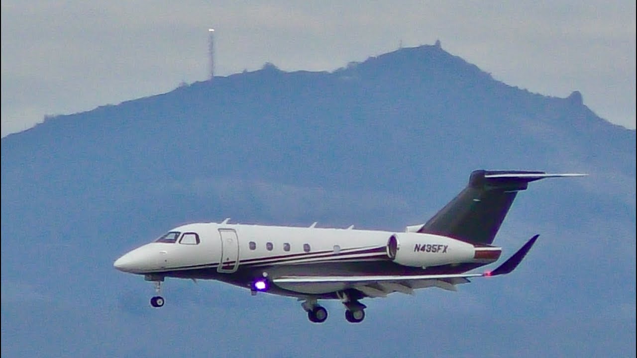 Embraer Legacy 250 jet inbound from Scottsdale AZ arrives at San ...