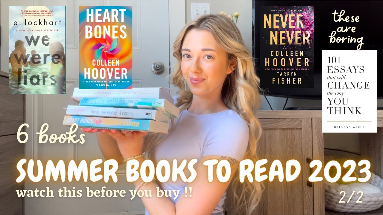 BOOKS TO READ SUMMER 2023 PART 2 *book review* colleen hoover + summer ...