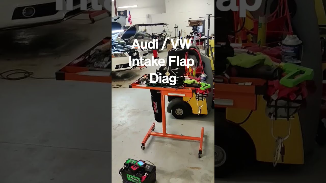 Audi & VW Intake Flap diagnostics #diag #audi #vw - YouTube