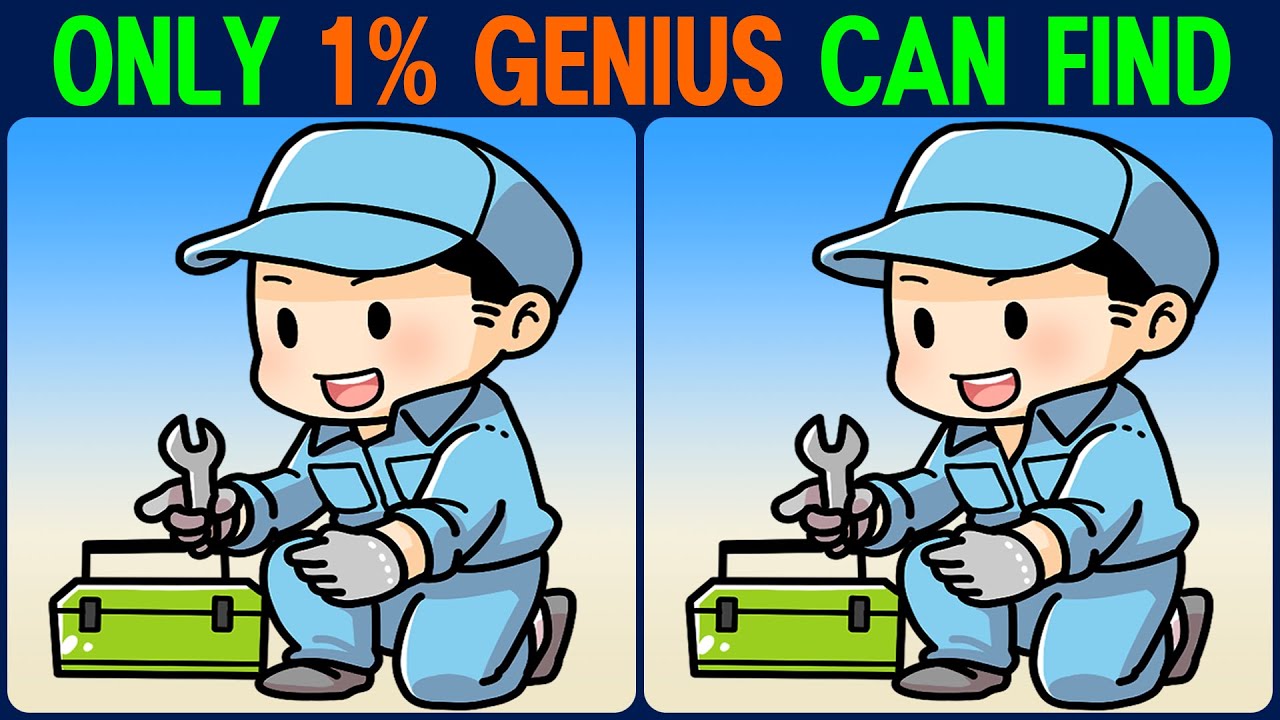 【Find the Difference】 Can you find all the differences! Try it! - YouTube