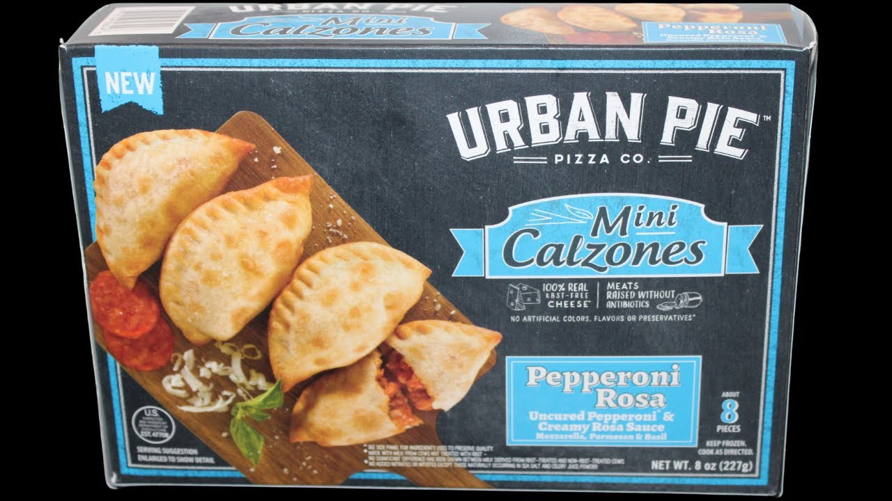 Urban Pie Pizza Co. Pepperoni Rosa Mini Calzones Review - YouTube