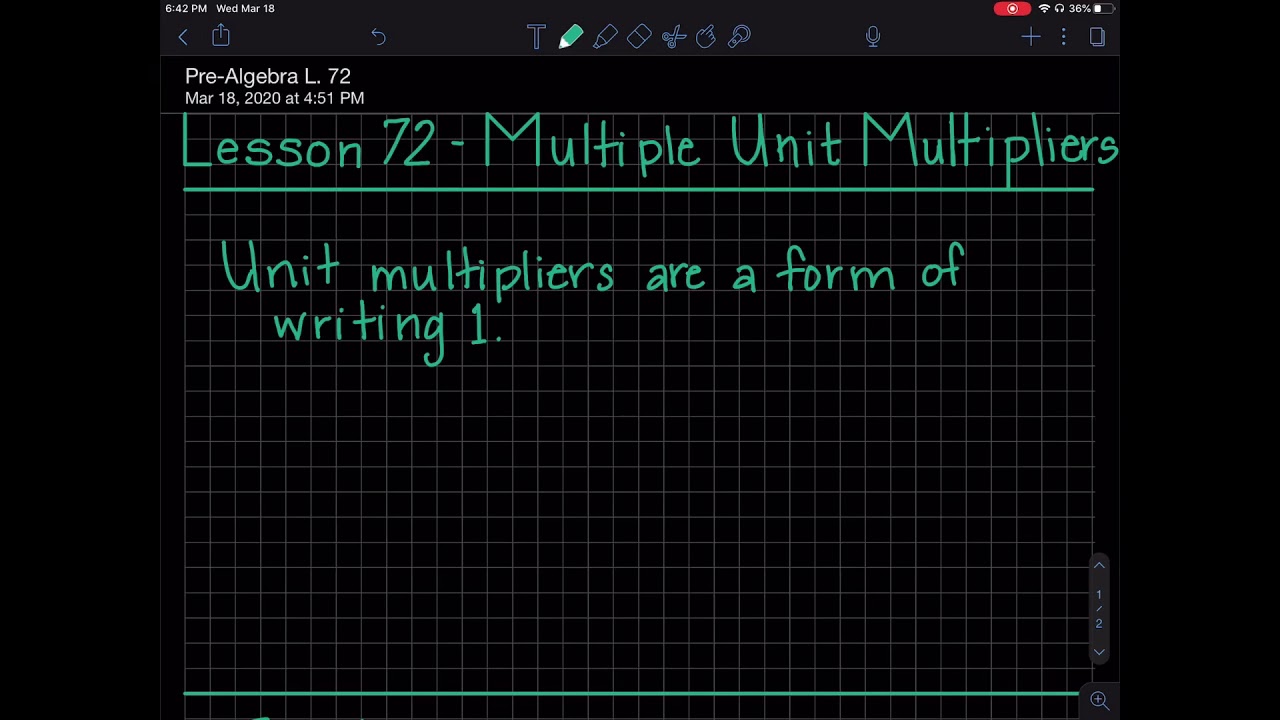 Saxon Course Lesson 72 - YouTube