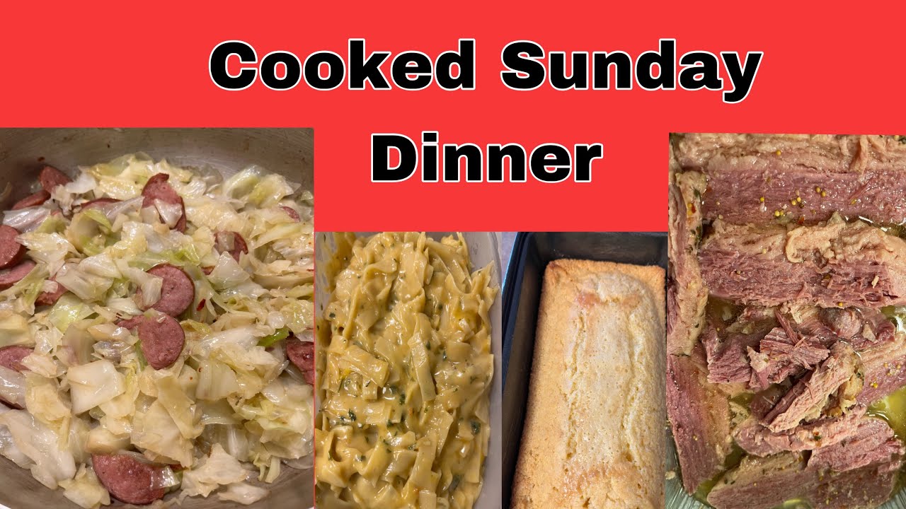 Cooked Sunday Dinner - Cornbeef & Cabbage - YouTube