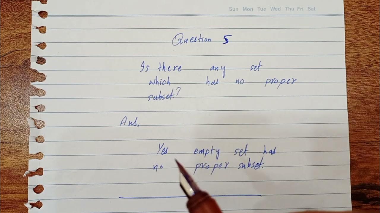 11Th Class Math Exercise 2.1 Question 5 || 11Th Class Math Chapter 2 || Sets, Functions And ...