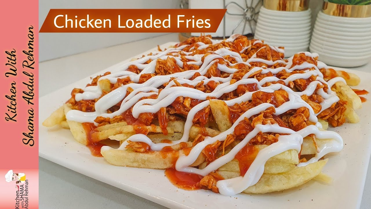 Loaded Chicken Fries | Quick And Easy Loaded Fries Recipe | By Kitchen ...