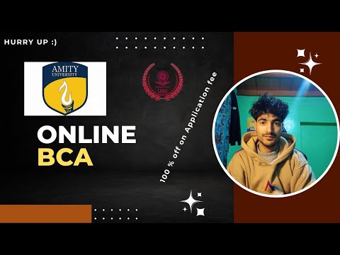 Online BCA from amity university|| review, placement, fee , admission ...