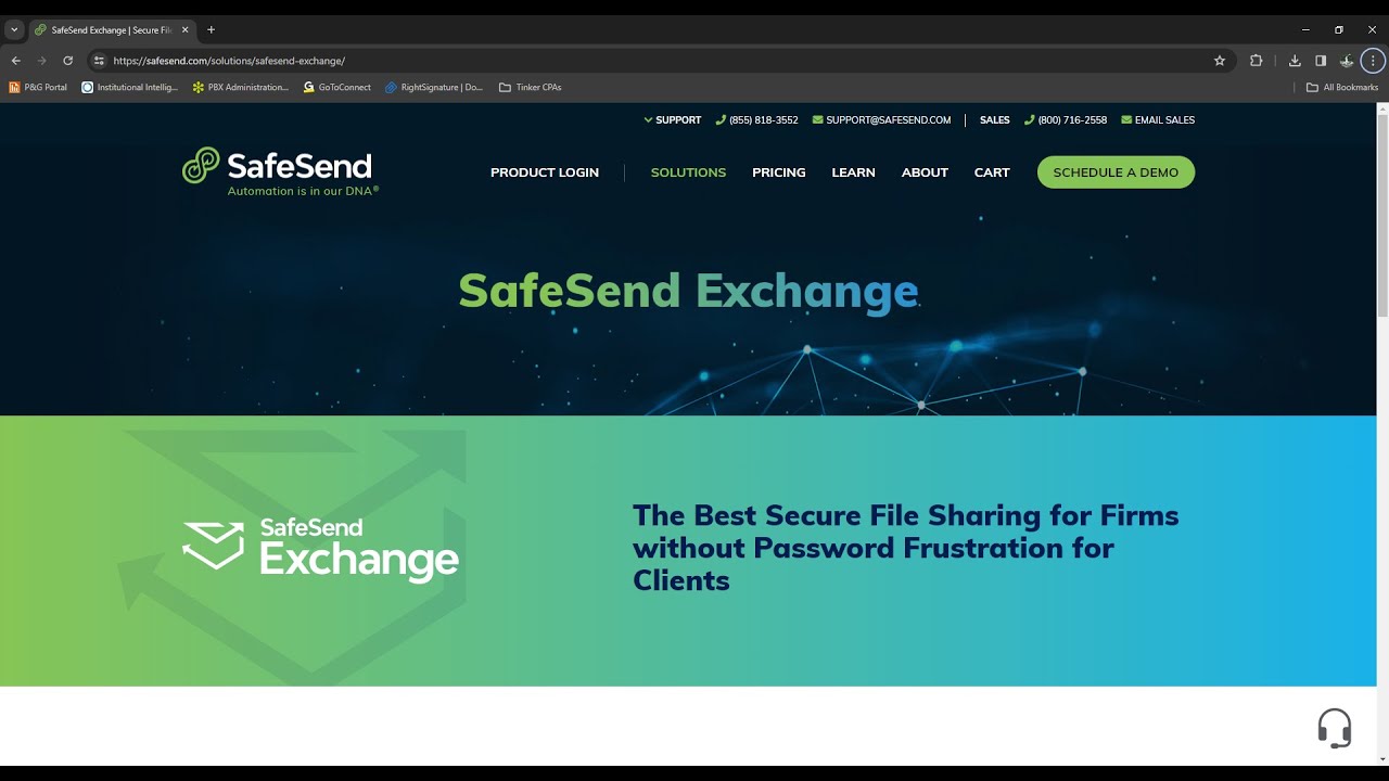 SafeSend Exchange Demo - YouTube
