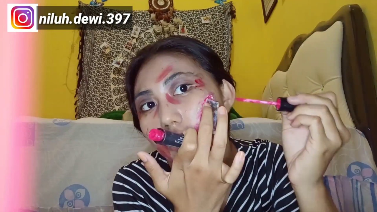 TUTORIAL MAKEUP HOROR/ZOMBIE BAGI PEMULA | WAJIB COBAA🤩 - YouTube