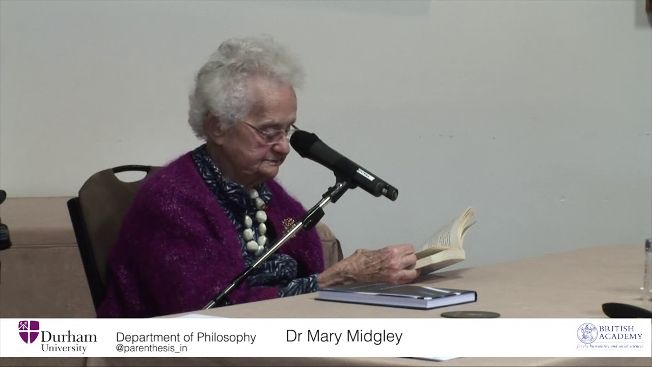 Mary Midgley: In Parenthesis, featuring guest speakers (Royal Institute ...