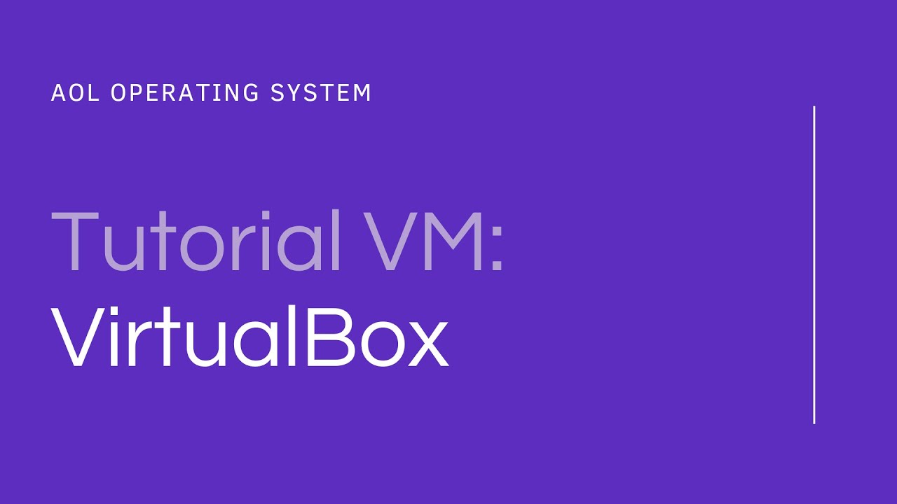 AOL Operating System - VirtualBox Windows Tutorial, Snapshots, and file transfer - YouTube