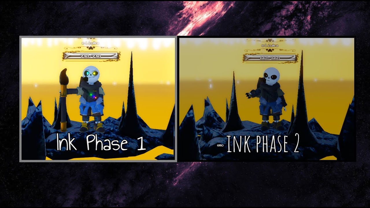 Undertale Timeline Collapse | Ink Phase 1 and Phase 2 Showcase - YouTube