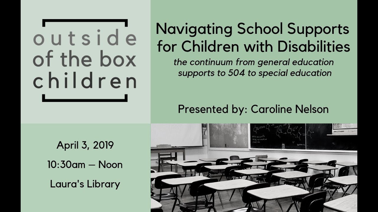 Navigating School Supports for Children with Disabilities - YouTube