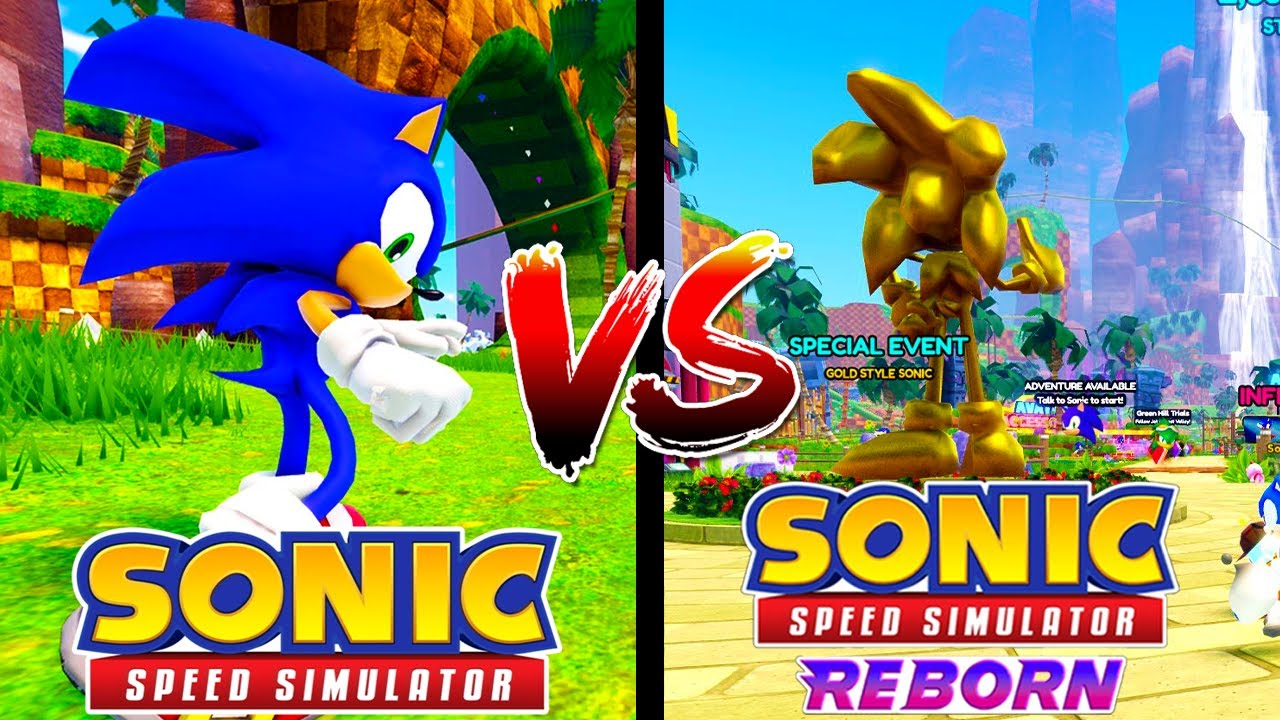 Green Hill 1.0 Vs. 2.0 Comparison! (Sonic Speed Simulator) - YouTube