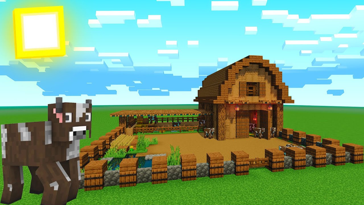 Minecraft Como Fazer Um Curral Para Vacas No Minecraft ConstruÇÕes 4