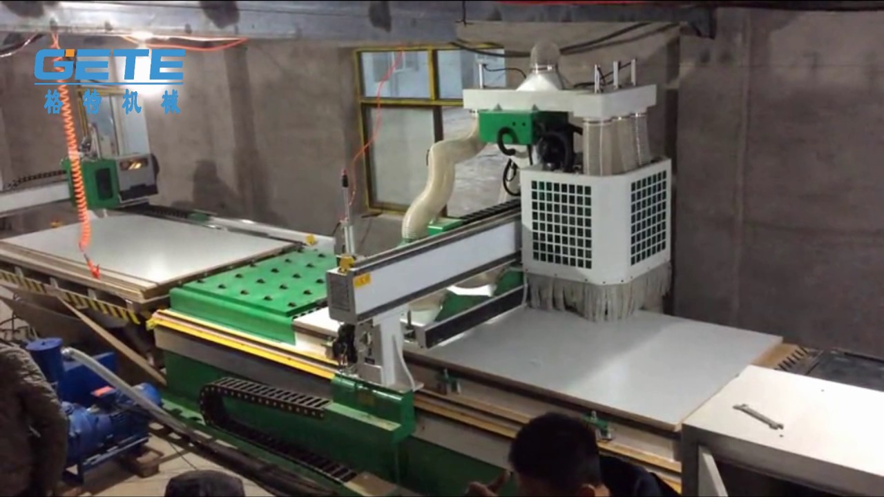 Jinan Gete machinery company wood furniture making machine - YouTube