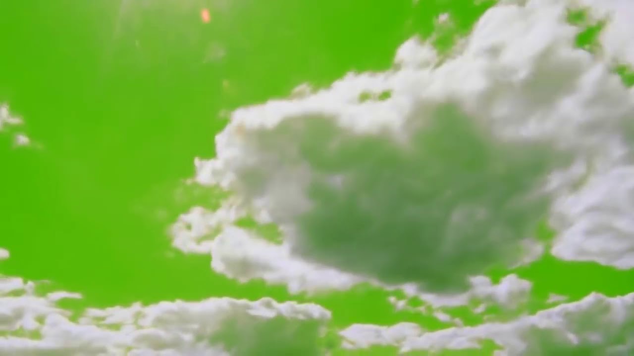 CLOUDS GREEN SCREEN footage - YouTube