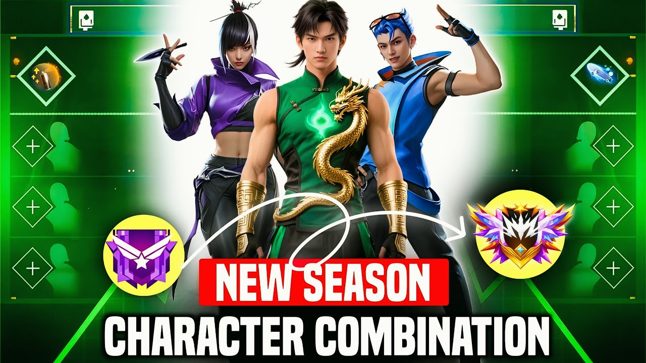 Br Rank New Season Character Combination | Best character skill for br ...