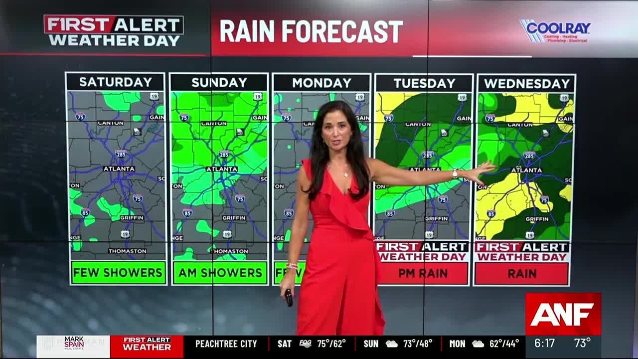 First Alert Forecast: Warm weekend; heavy rain next week - YouTube